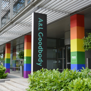 #InPictures: A&L Goodbody transforms office front ahead of Pride Week ...