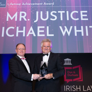 Mr Justice Michael White honoured at Irish Law Awards | Irish Legal News
